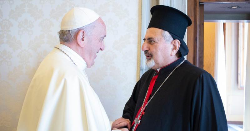 البابا فرنسيس يبحث مع البطريرك يونان الأوضاع في لبنان والشرق الأوسط ...